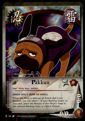Naruto CCG Pakkun #165 PH Near Mint | eBay