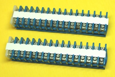 32 Used Allen Bradley 1492-F1B Blue Terminal Blocks, New Labeling, 1492 ...