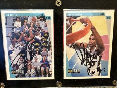 Tim Duncan rookie And David Robinson autographed(Name a Price) | eBay