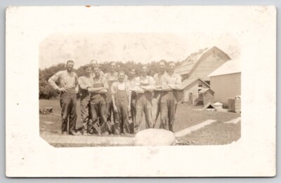 Herron South Dakota Carl Larson Family Handsome Group of Farm Boys ...