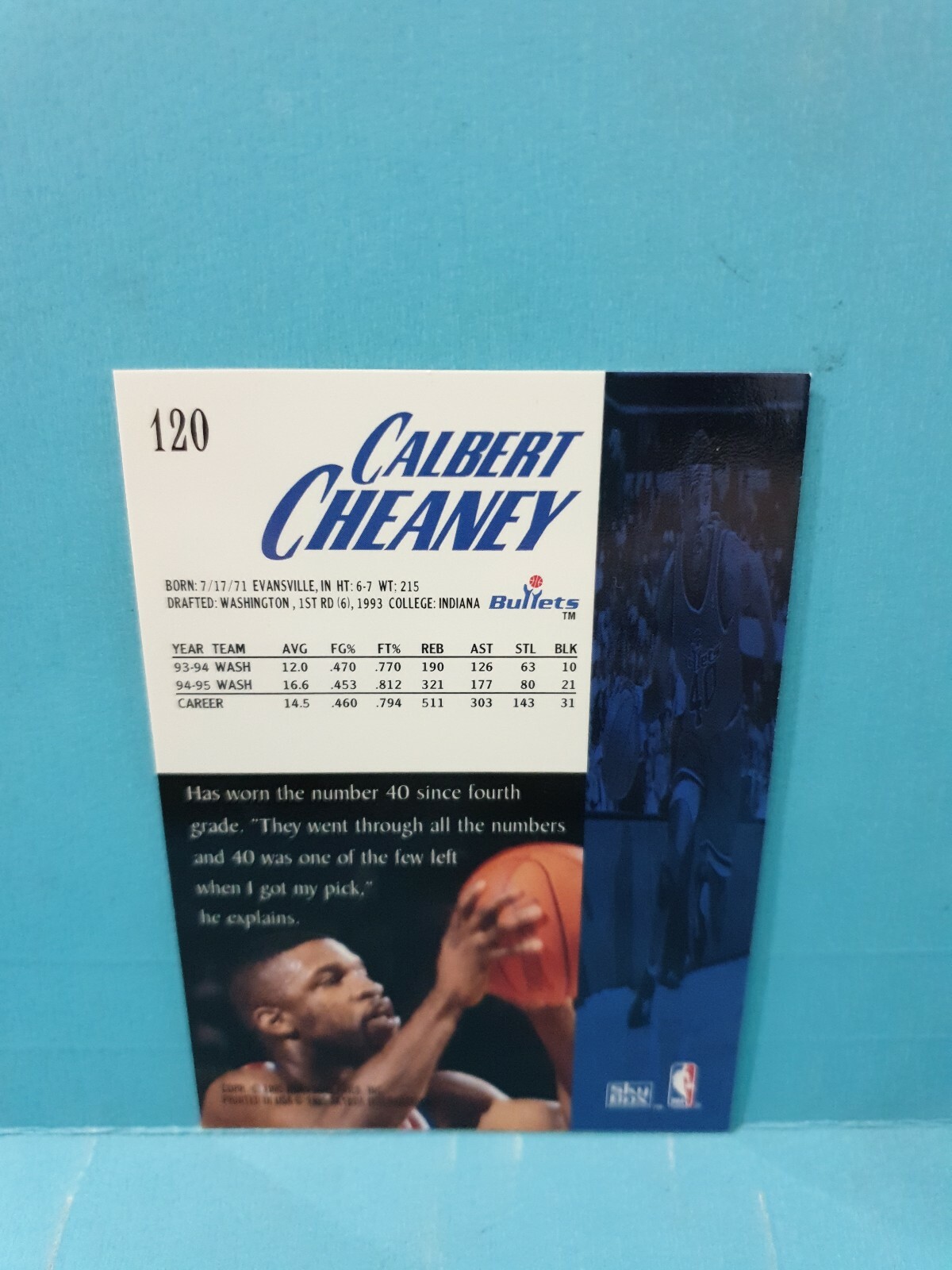Calbert Cheaney🏆1995-96 Skybox Premium Series 1 #120 Basketball Card🏆 ...