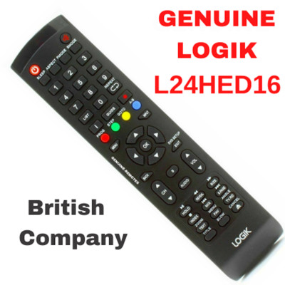 100% Genuine Logik Tv Remote Control For L24HED16 | eBay