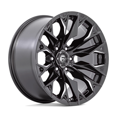 Fuel Off-Road D803 Flame 24X12 -44 Gloss Black Milled Wheel 5X127 5X5 ...