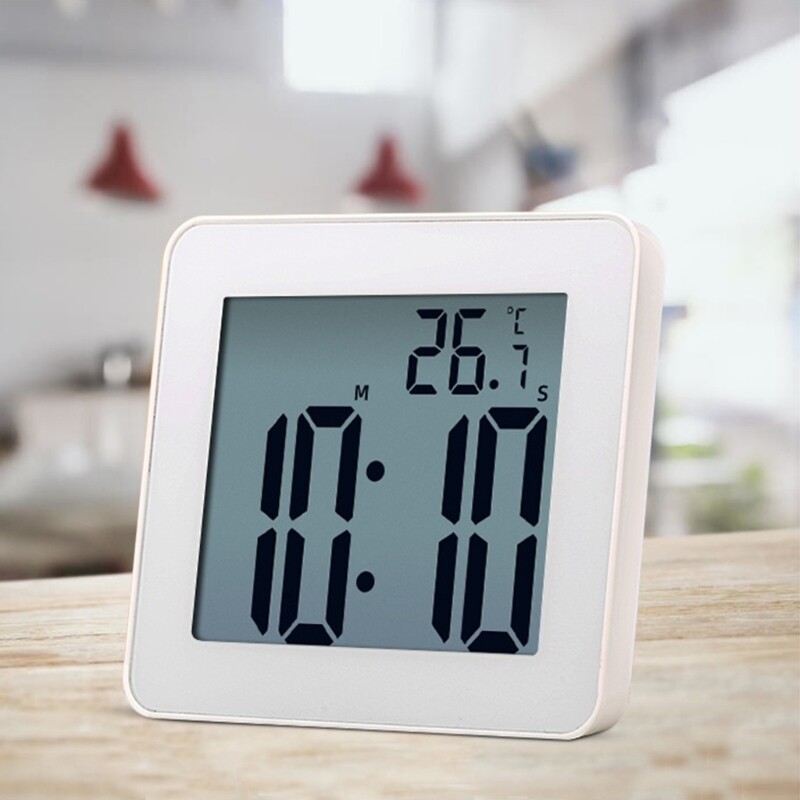 Digital Alarm Clock LCD Indoor Electronic Clock Desktop Table Clocks | eBay