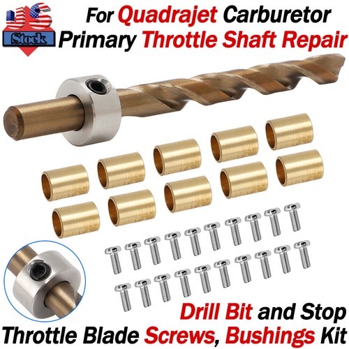 For GM Quadrajet Primary Bushing Kit Custom Guiding Drill Bit, Bushings ...
