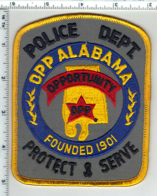 OPP Police (Alabama) 3rd Issue Shoulder Patch | eBay