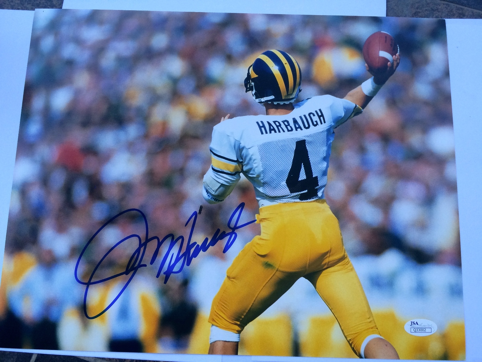 Jim Harbaugh Autographed Memorabilia | Signed Photo, Jersey ...