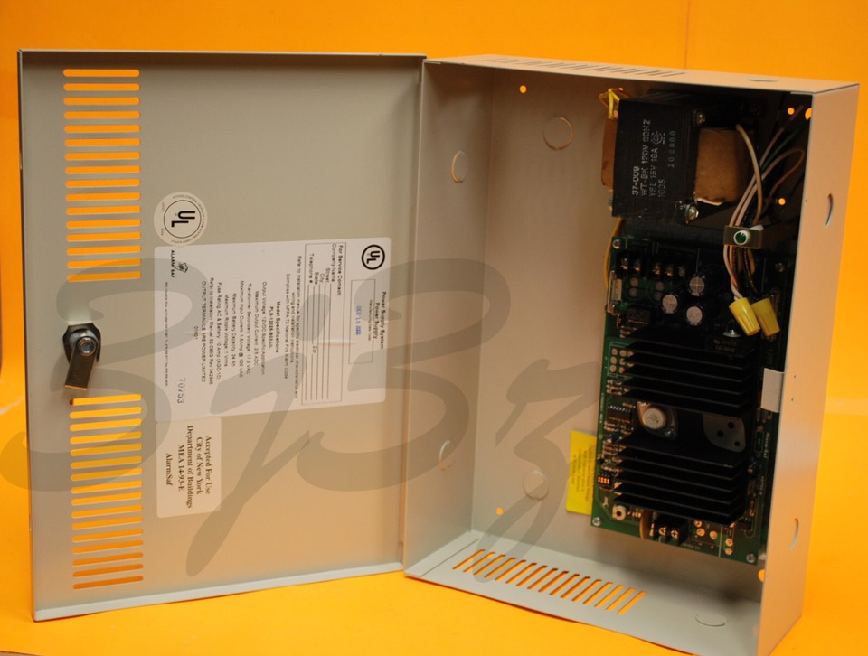 Alarm Saf PLS-12025-B03-UL Power Support System, Power Supply/Charger ...