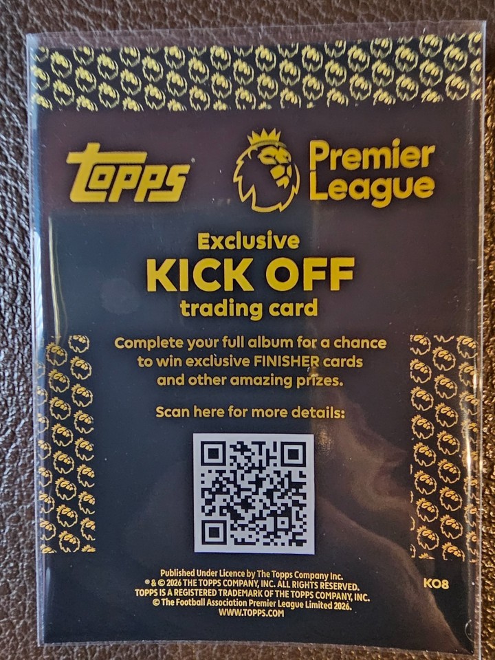Topps Premier League 2026 Official Stickers Exclusive Kick Off ...