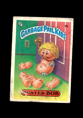 1985 Topps Garbage Pail Kids #6b Busted Bob Glossy Low Graded A40 352 ...