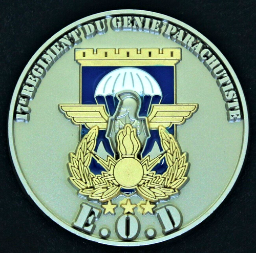 French Army Airborne 17th Regiment Du Genie Parachutiste EOD Challenge ...