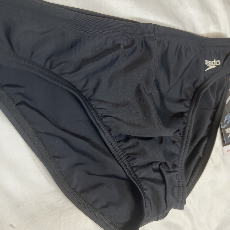 Mens/Boys Speedo Solar Bikini Swim Brief, PowerFlex,Black,Size 36 | eBay