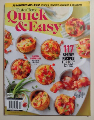 QUICK & EASY TASTE of HOME MAGAZINE 2024 117 RECIPES BREAKFAST MUFFINS ...