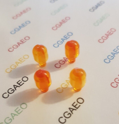 4 X Lego 58176 Bar with Light Cover (Bulb) / Bionicle Barraki Eye Trans ...