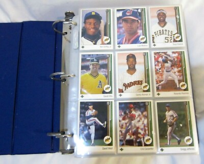1989 Upper Deck Complete Set with Ken Griffey Jr. 1989 Upper Deck ...