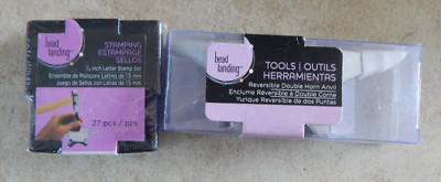 Bead Landing 1/16" Letter Stamp Set & Reversible Anvil for Sheet Metal ...