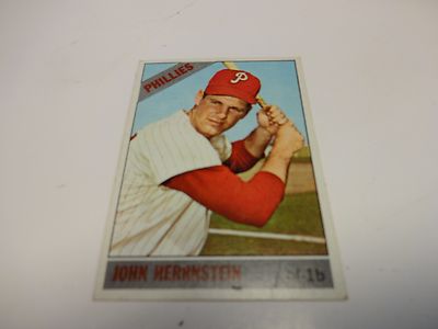 1966 Topps John Herrnstein Card # 304 Philadelphia Phillies | eBay