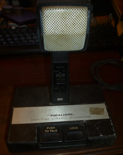 Realistic Amplified Dynamic CB Base Radio Microphone 21-1173 5-Pin ...