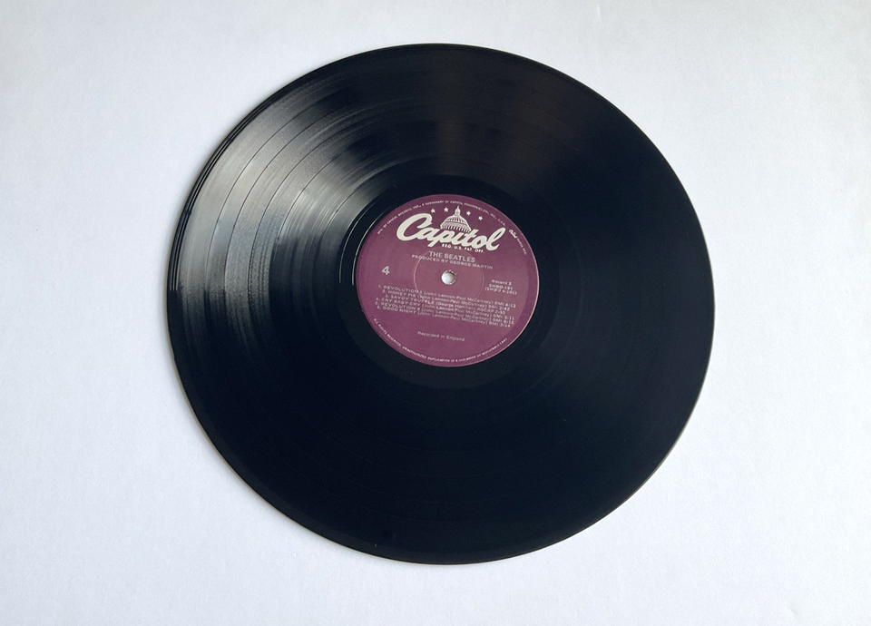 The Beatles White Album 1978 Capitol Purple Label SWBO-101 w/ Poster | eBay