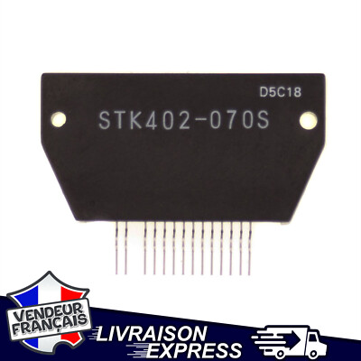 STK402-070S STK402-070 S AMPLIFICATEUR AUDIO HYBRID IC ZIP14 (1643) | eBay