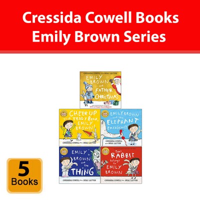 Cressida Cowell 5 Books Collection Set Emily Brown Series Children's ...