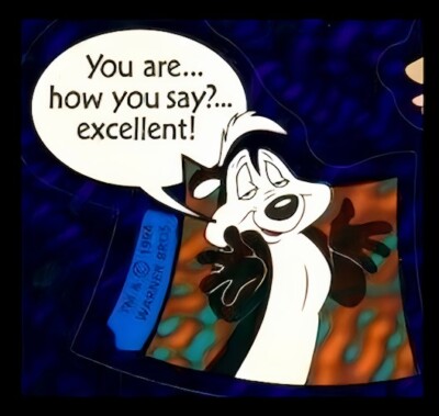You Are...How Do You Say? Excellent! Pepe Le Pew -MAGNET | eBay