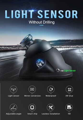 Car Front/Side/Rear/View Camera Auto Blind Spot Cam LED Night Vision ...