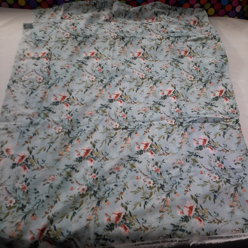 VINTAGE RETRO RAYON FABRIC SIZE IN PHOTOS (COMBINE POST AVAILABLE ...