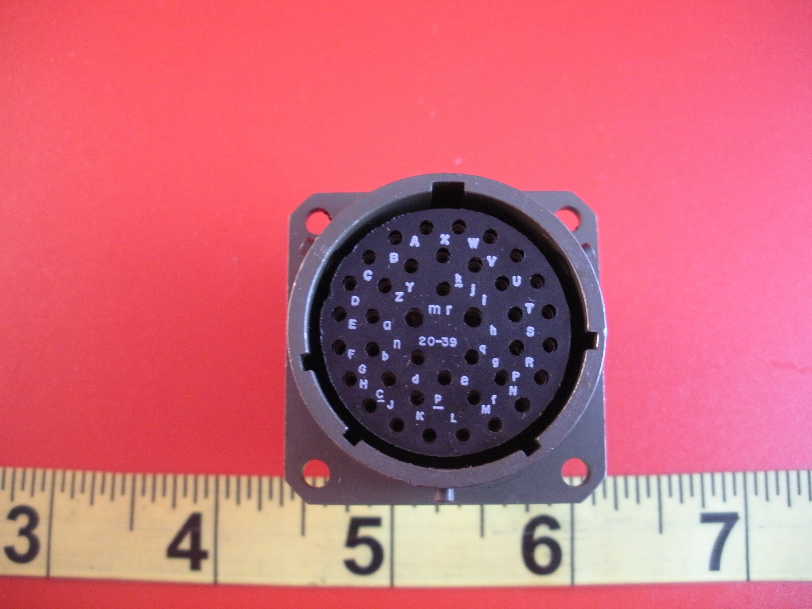 ITT Cannon MS3110E20-39S Connector Mil Spec 39P Female Socket 39 pin ...