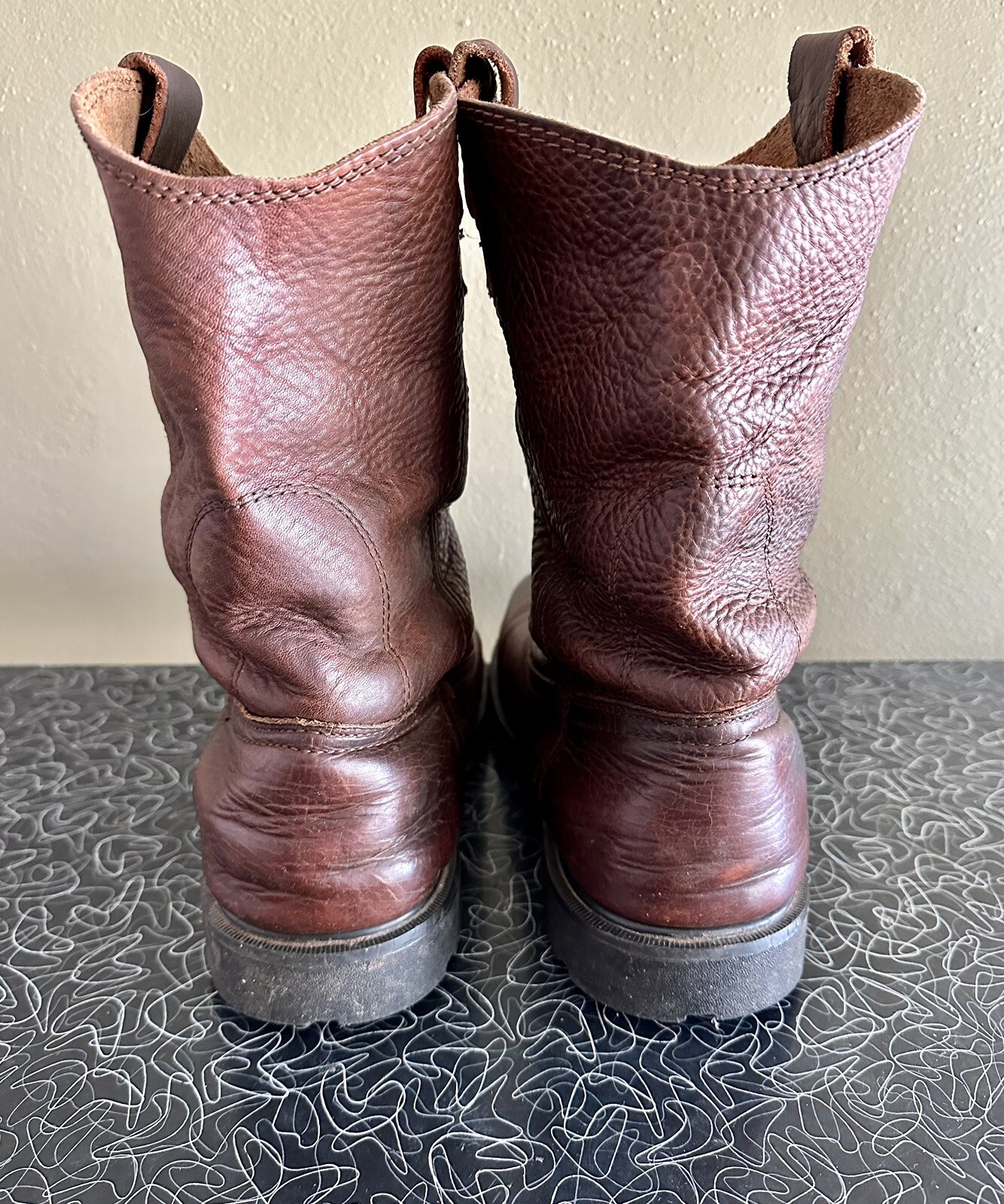 Iron Age Men 12 Hauler Wellington Work Boots Slouch L… - Gem