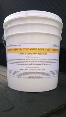 FOAMING ROOT B GONE 25 LBS EASY TO USE NO MIXING PATRIOT CHEMICAL SALES ...