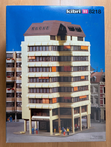 763 - HO Scale Kibri Commercial High Rise Skyscraper #8218 Yellow | eBay