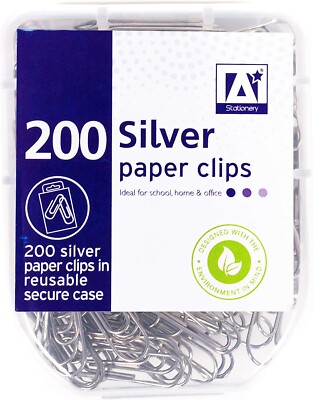 Paper Binder Clips Metal Paperclips Bulk Work Folder Paperwork Office ...