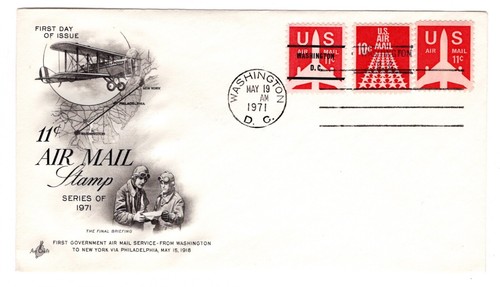 C78b Pre-cancel Red 11c Jet 1971 First Day Cover | eBay