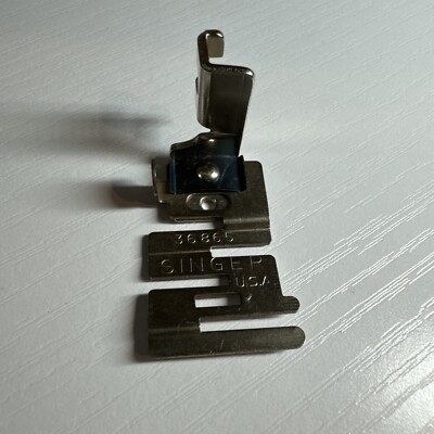 VINTAGE SINGER SEWING MACHINE EDGE STITCHER FIT FEATHERWEIGHT FOOT ...