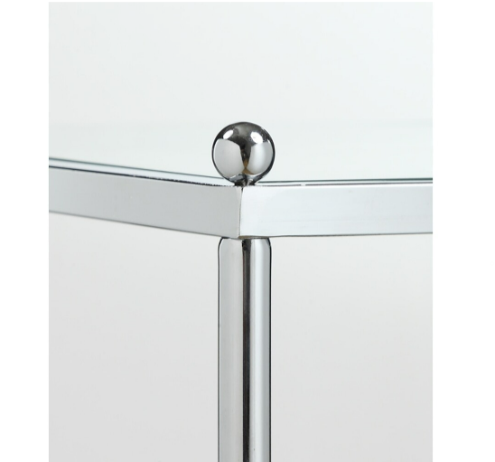 Corner Shelf Tier Chrome Helper 3-Tier Jumbo Organizer Space Cabinets ...