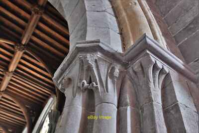 Photo 6x4 St Davids Cathedral: Capital detail 1 St David's/Tyddewi ...