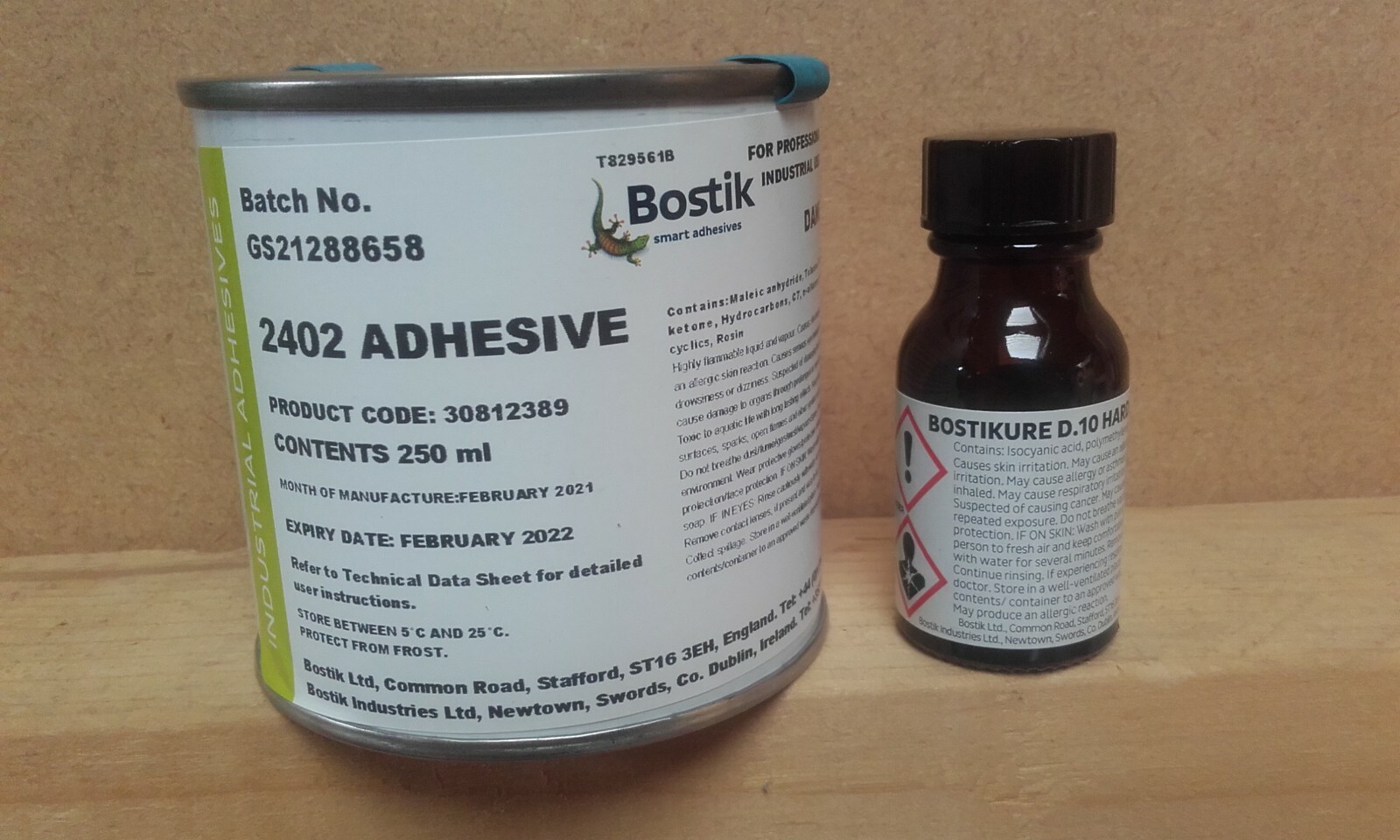 Bostik 2402 Adhesive 2part Polychloroprene Rubber Resistance to Salt ...