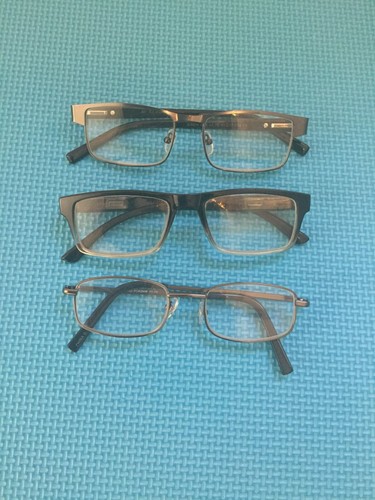 Lot of 3 Eyeglass Frames: M Readers Birch Gun, CT718 Council 2.0 and ...