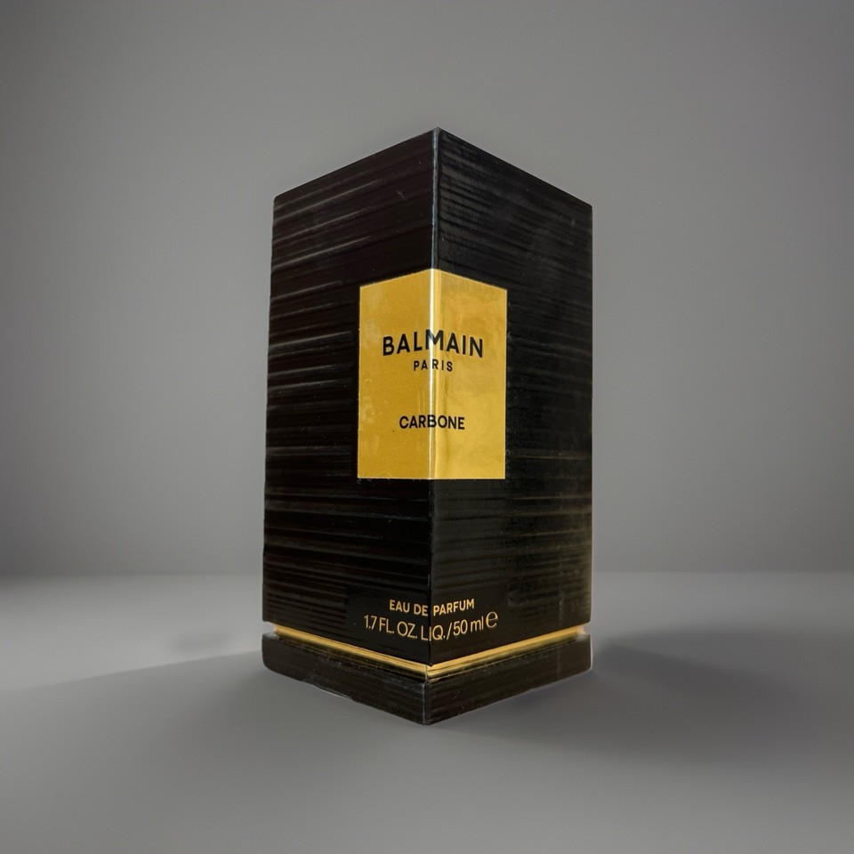 Authentic BALMAIN Carbone Eau de Parfum 50 mL Full Size, New in a Box ...
