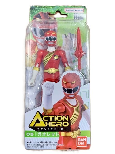 BANDAI GaoRed Action Hero Figure Hyakujuu Sentai Gaoranger Japan 2001 ...