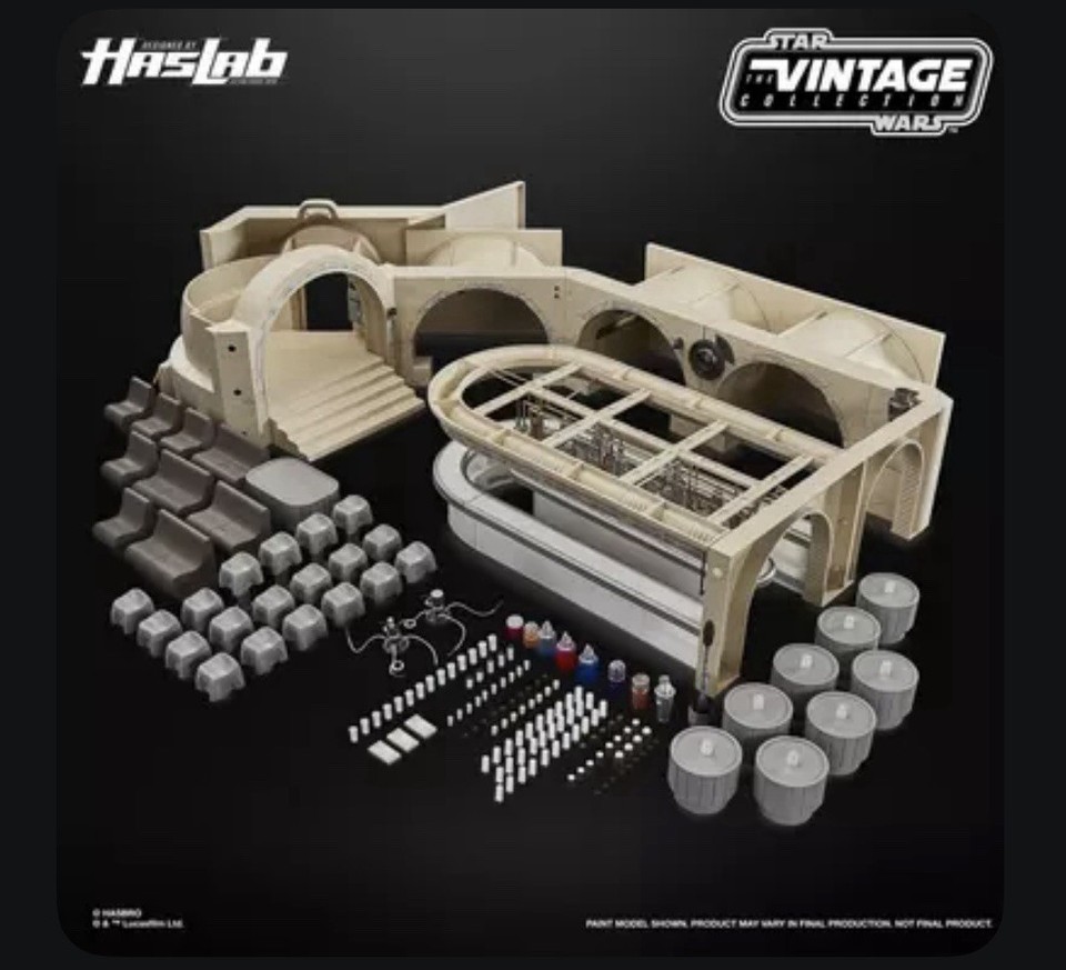 Haslab Star Wars Vintage Collection Mos Eisley Cantina Deluxe with All ...