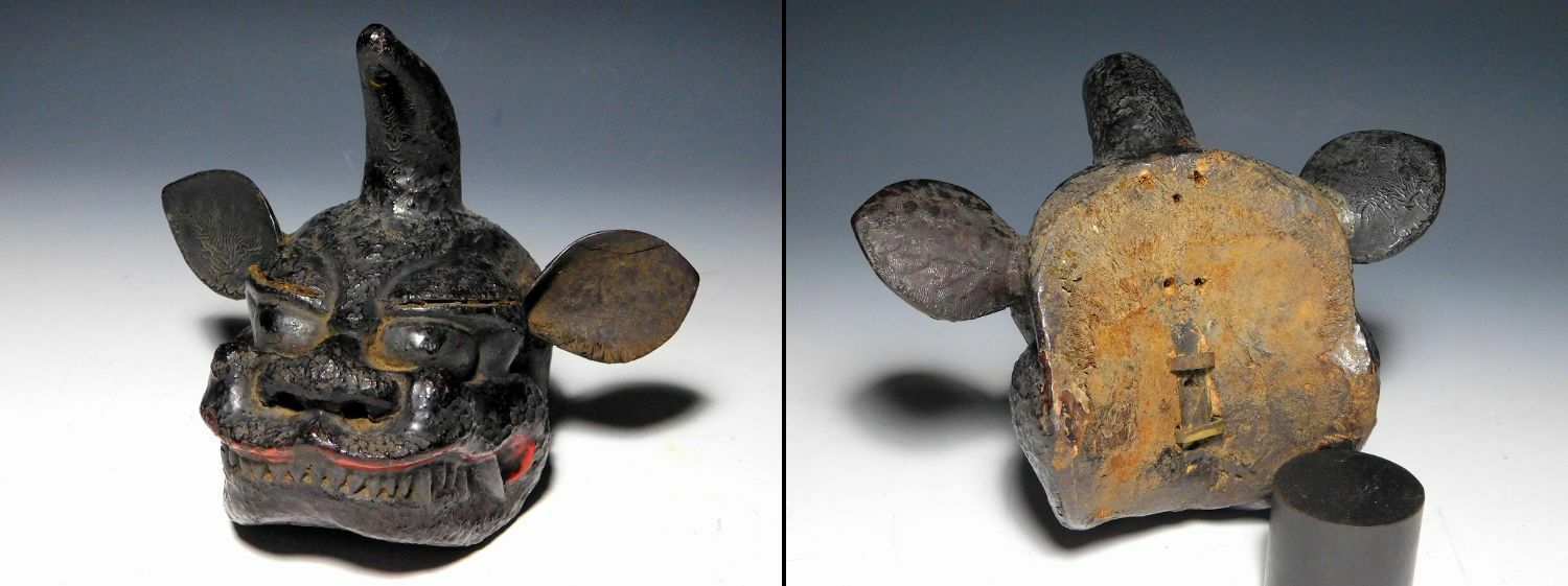 SUPERB Oni Shikami Maedate Japanese Original Edo Yoroi Kabuto Armor ...