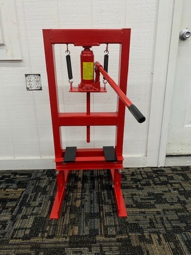 Dragway Tools 6-Ton Hydraulic Shop Press Benchtop with Plates H Frame ...
