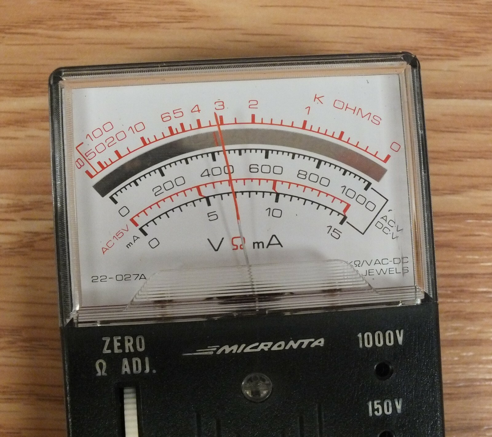 Genuine Vintage Micronta (22-027) 1,000 OHMS / Volt Multitester in Box ...