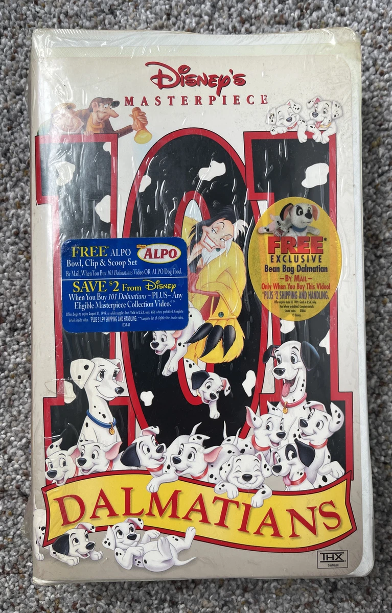 Walt Disney's Masterpiece Collection 101 Dalmatians VHS
