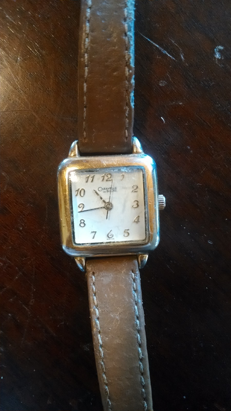 CARAVELLE BY BULOVA LADIES GOLD TONE SQUARE WATCH Bulova Quartz T9 | eBay