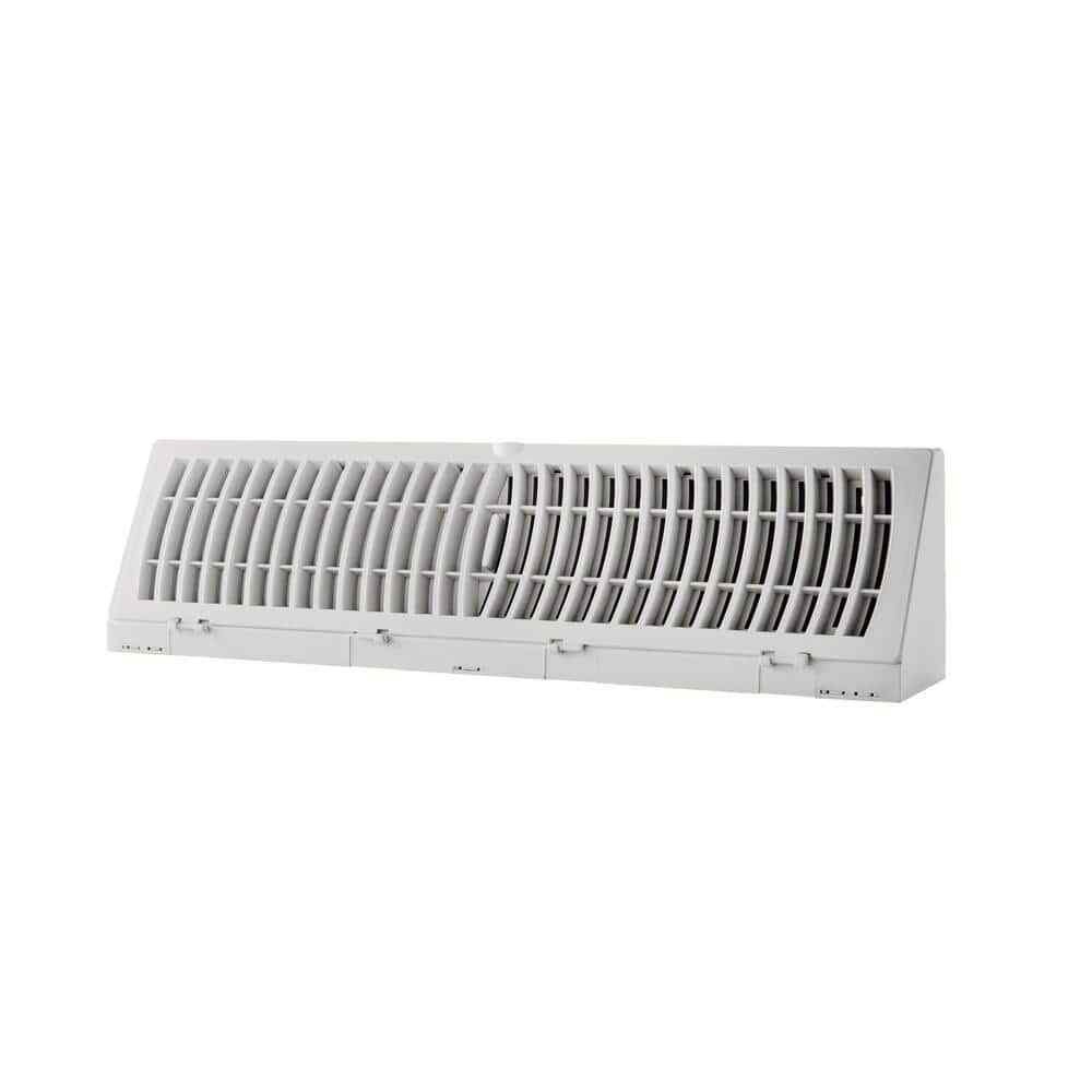 Everbilt 18 In. White Plastic Baseboard Diffuser Supply for sale online ...