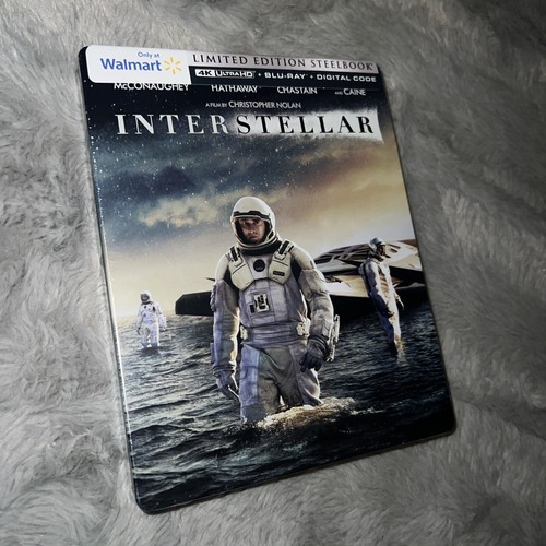 Interstellar Limited Edition Steelbook 4K UHD+Blu-ray+Digital NEW SHIPS ...