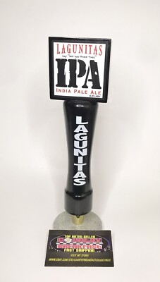 Lagunitas Brewing Company IPA Black Logo Beer Tap Handle 10” Tall - New ...